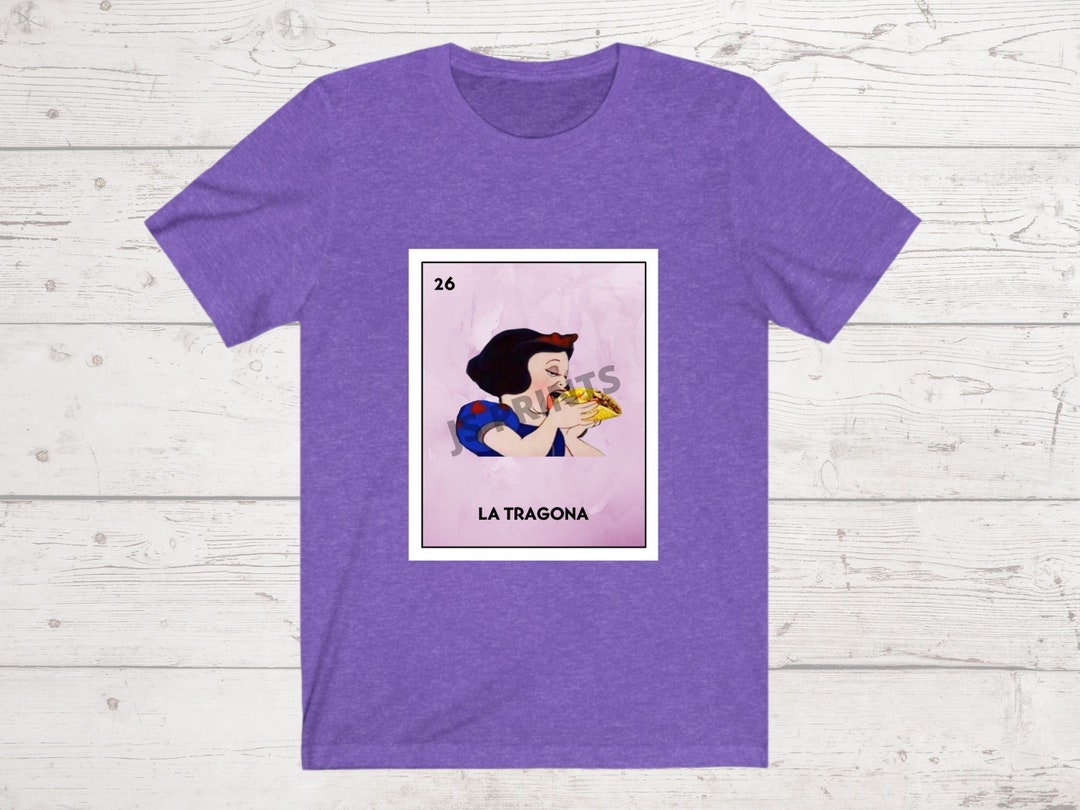 La Tragona Mexican Loteria T-shirt. Funny Spanish Shirt. Adult Unisex ...