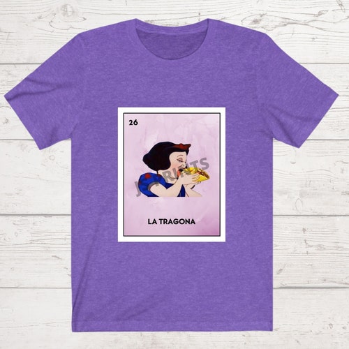 La Tragona Mexican Loteria T-shirt. Funny Spanish Shirt. Adult | Etsy