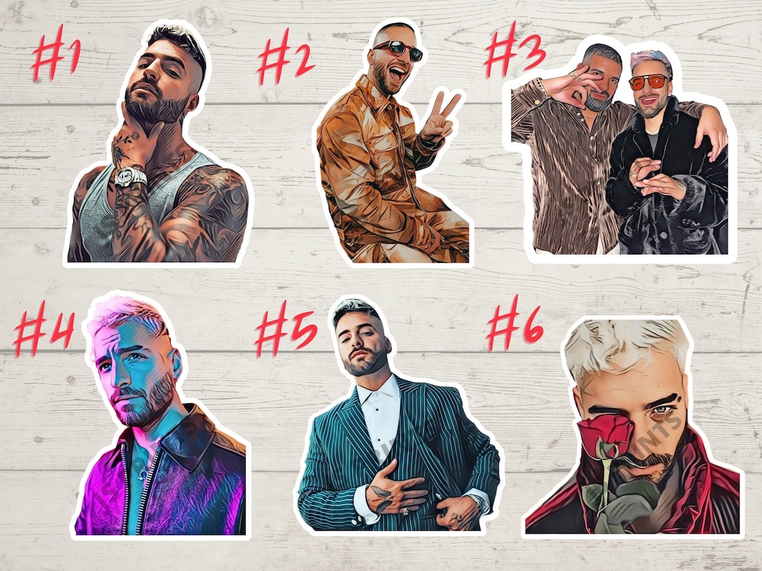 Maluma Stickers. Waterproof Vinyl. Papi Juancho Sticker. - Etsy