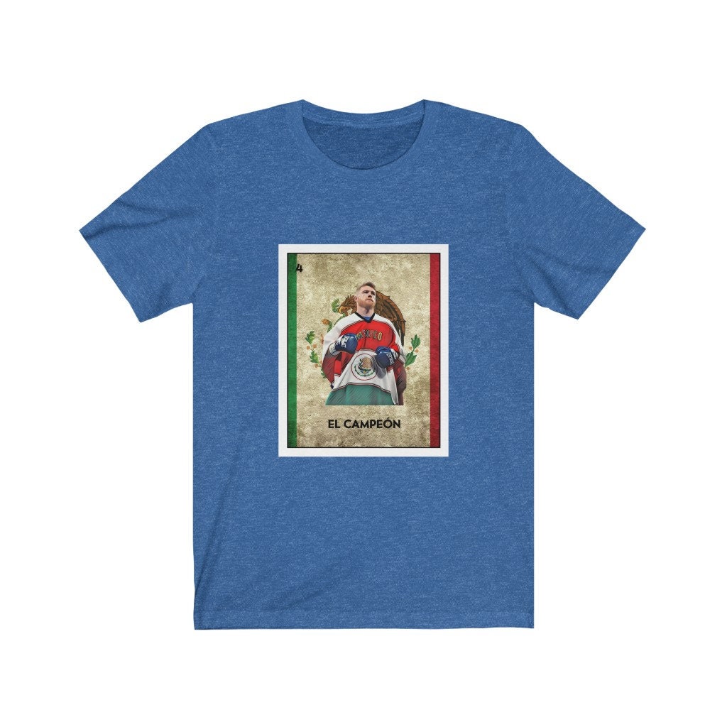 Canelo Alvarez Mexican Loteria T-shirt: El Campeón. Mexican | Etsy