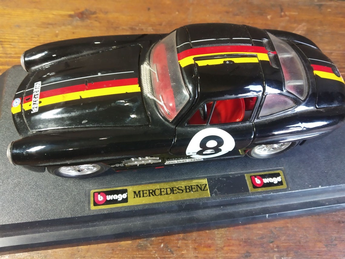 BURAGO Model Metal Car Mercedes-benz 300SL 1:24 - Etsy