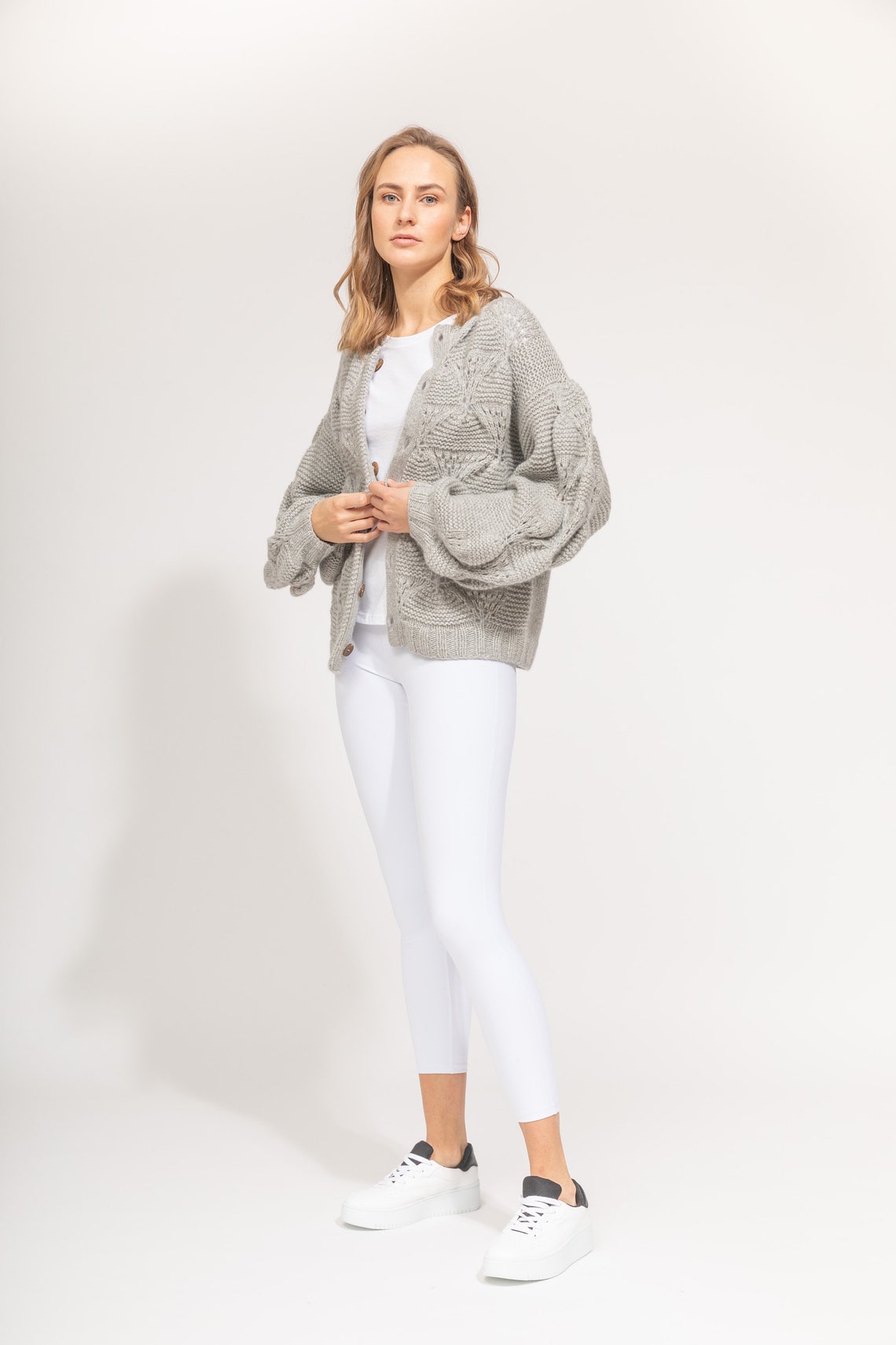 Eco-friendly Cashmere Sweater Undyed Yarn Hand Knitted - Etsy