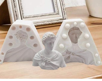 Greek Bust Candle - Etsy