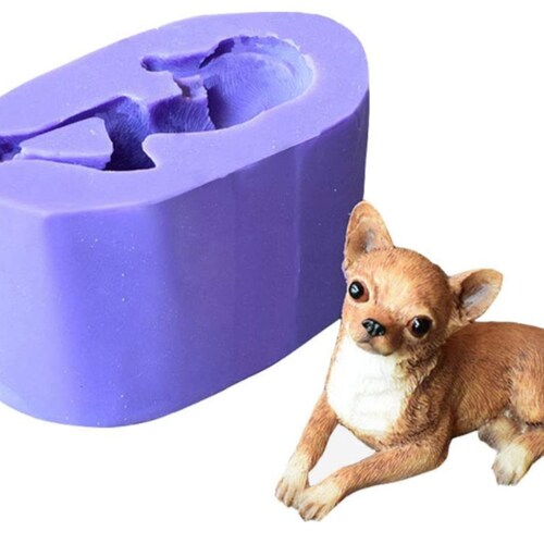 3D Dog Silicone Mold Pug French Dog Chocolate Cake Baking - Etsy