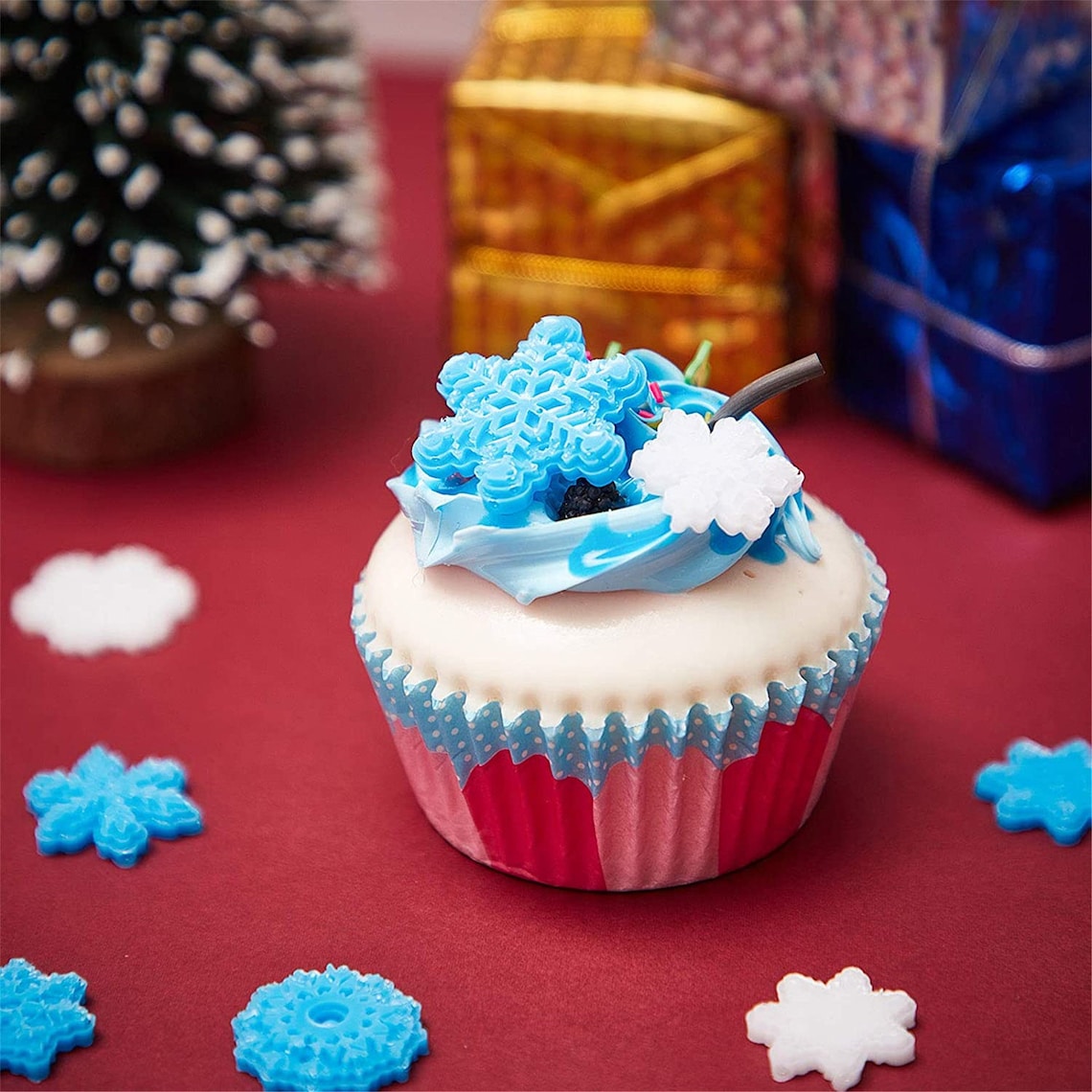 2 Pieces 3D Snowflake Fondant Mold Christmas Snowflake - Etsy