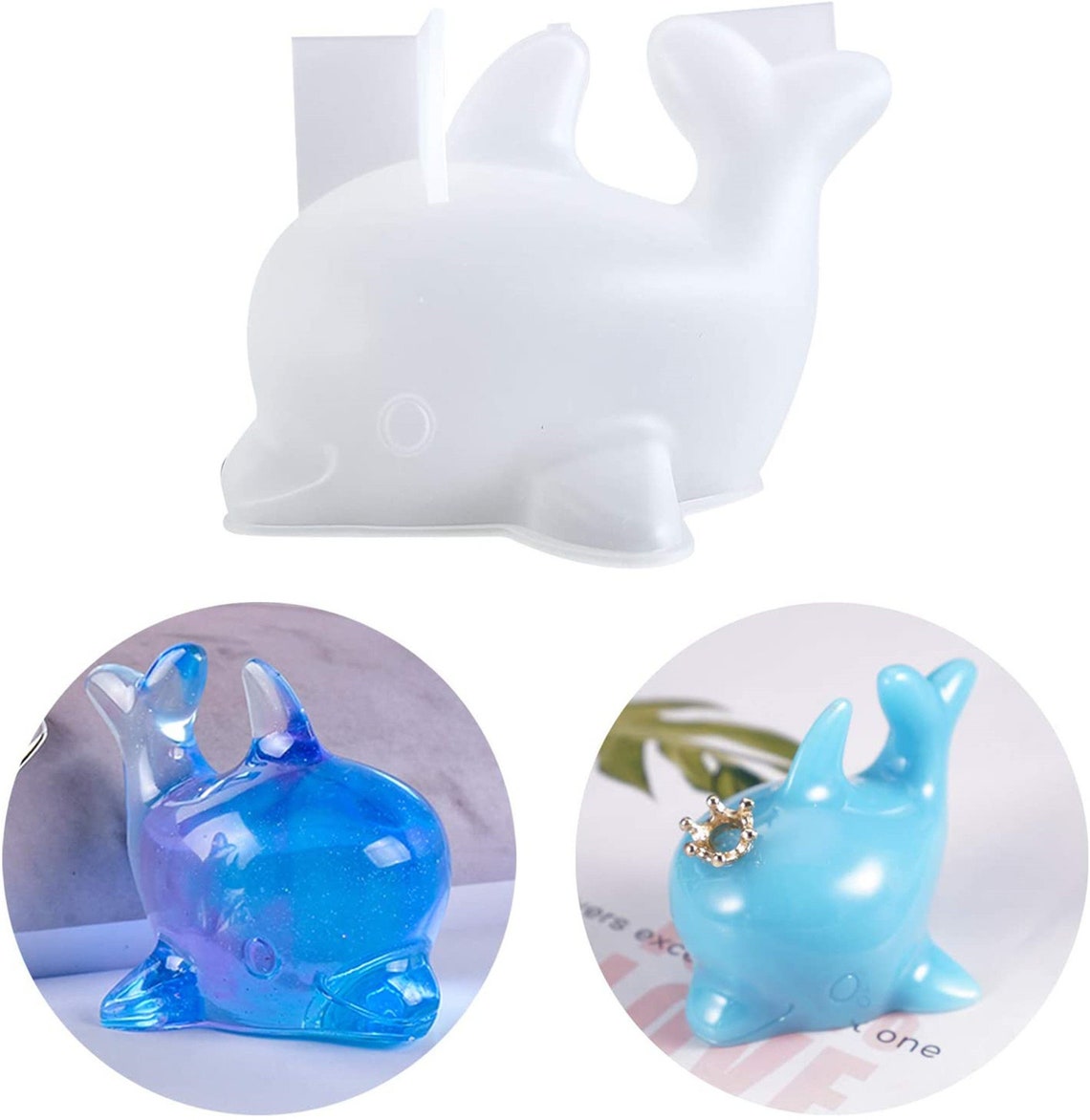 3D Dolphin Shape Resin Casting Mold Dolphin Epoxy Resin Mold | Etsy