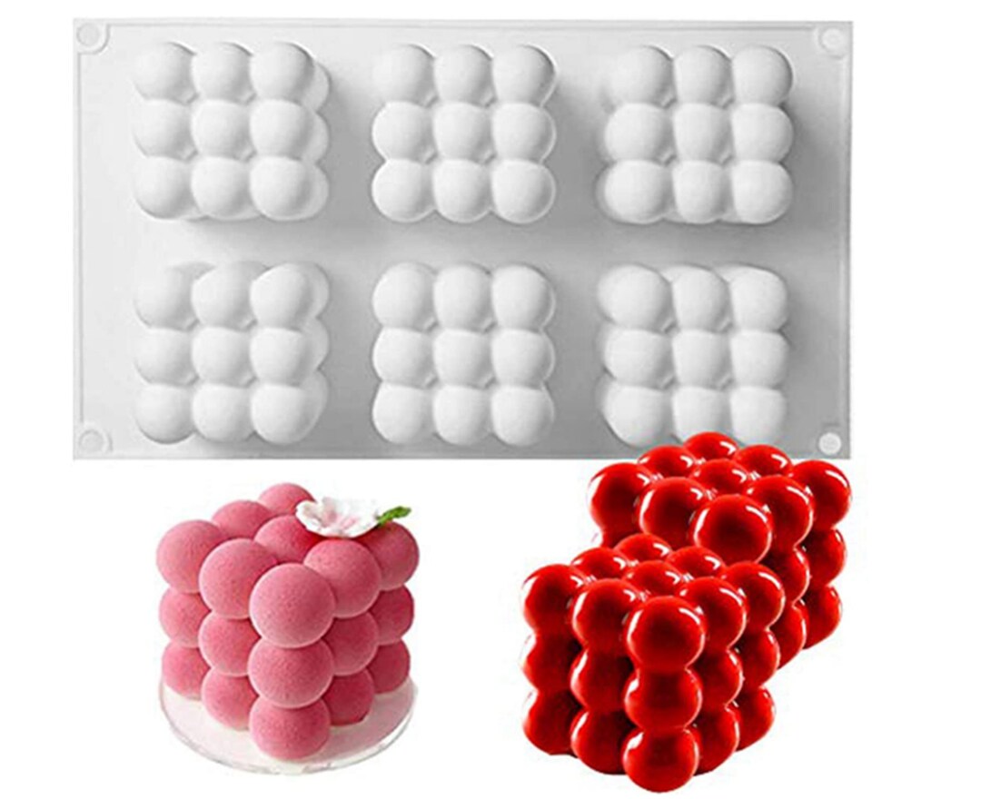 s HiyyFloy Silicone Baking Molds 15-cavity Strawberry Shape Truffle Mould