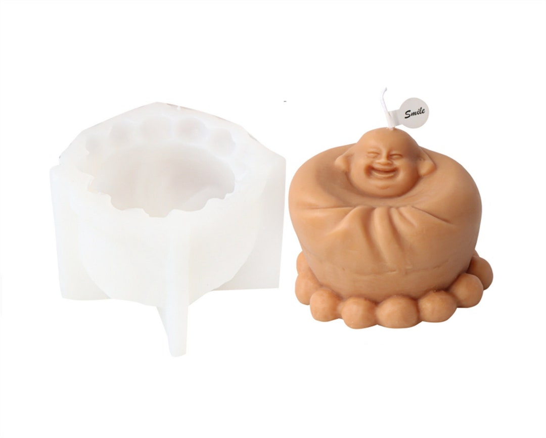 Statue Maitreya Buddha Candle Mold DIY Handmade Buddha Statue ...