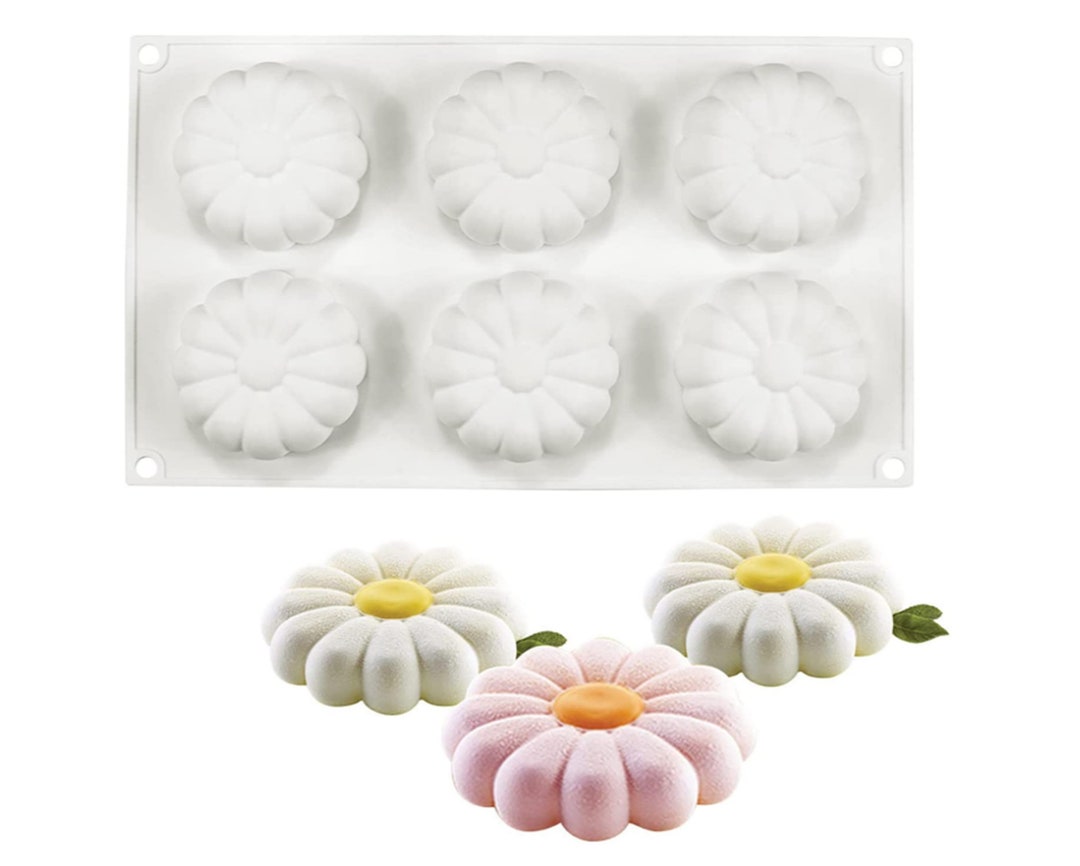 Daisy Silicone Mold: Mousse Cake, Chocolate, Pudding, Soap Making - Etsy