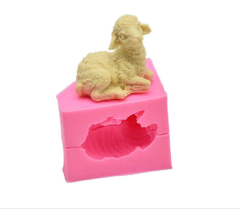 TINY SIZE 3D Sheep Silicone Candle Mold Goat Mold Polymer Clay | Etsy