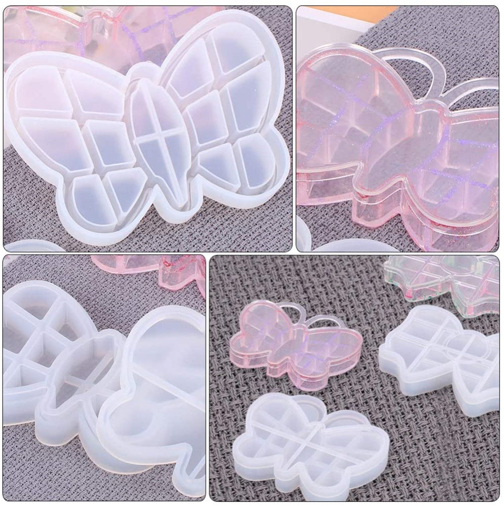 Silicone Box Molds Butterfly Storage Box With Lid Epoxy Resin - Etsy