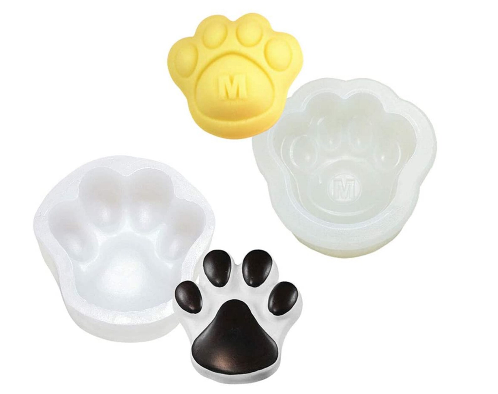 Large Pet Paw Silicone Mold: Epoxy Resin Making Jewelry Storage Box ...