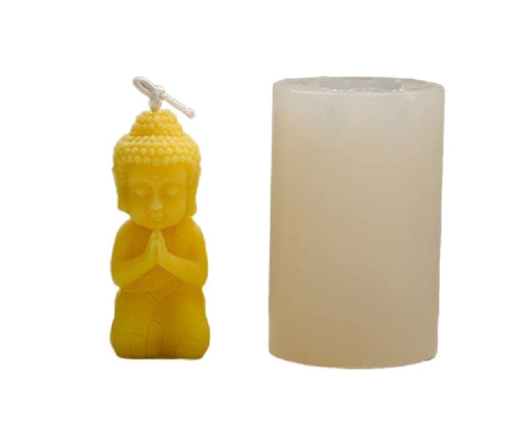 3D Buddha Statue Silicone Mold for Candle Making Handmade Soap Molds ...