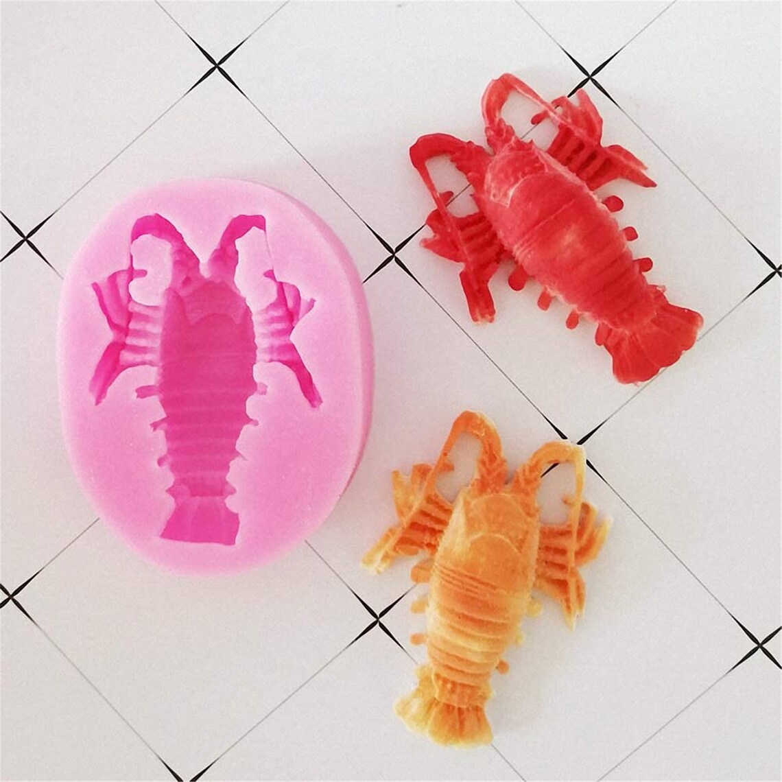 Lobster Fondant Cake Decoration Molds Silicone Mold for - Etsy