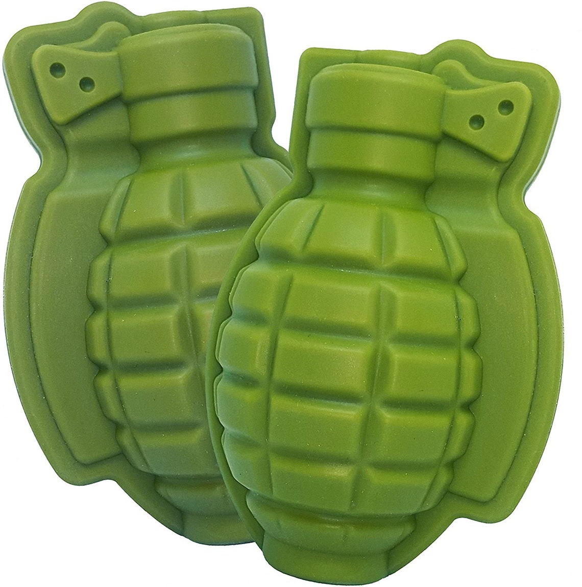 3D Grenade Silicone Molds, Large Whiskey Ice Cubes, Bath Bombs (set of ...