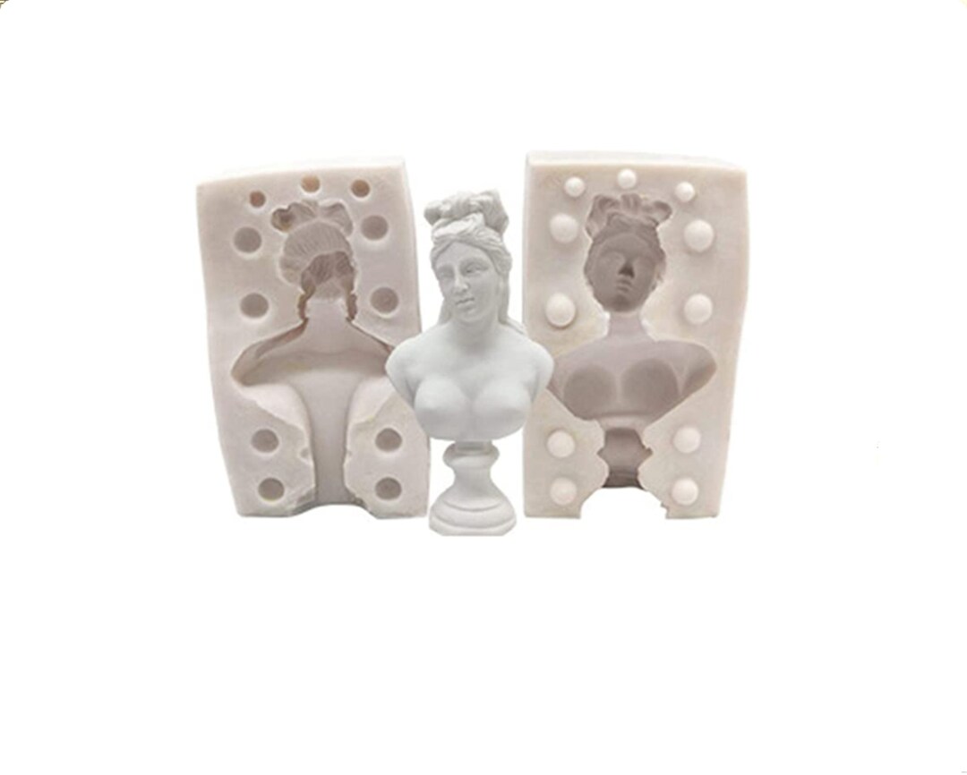 3D Bust Mould, Greek Mythology Idol Portrait Sketch Plaster Silicone ...