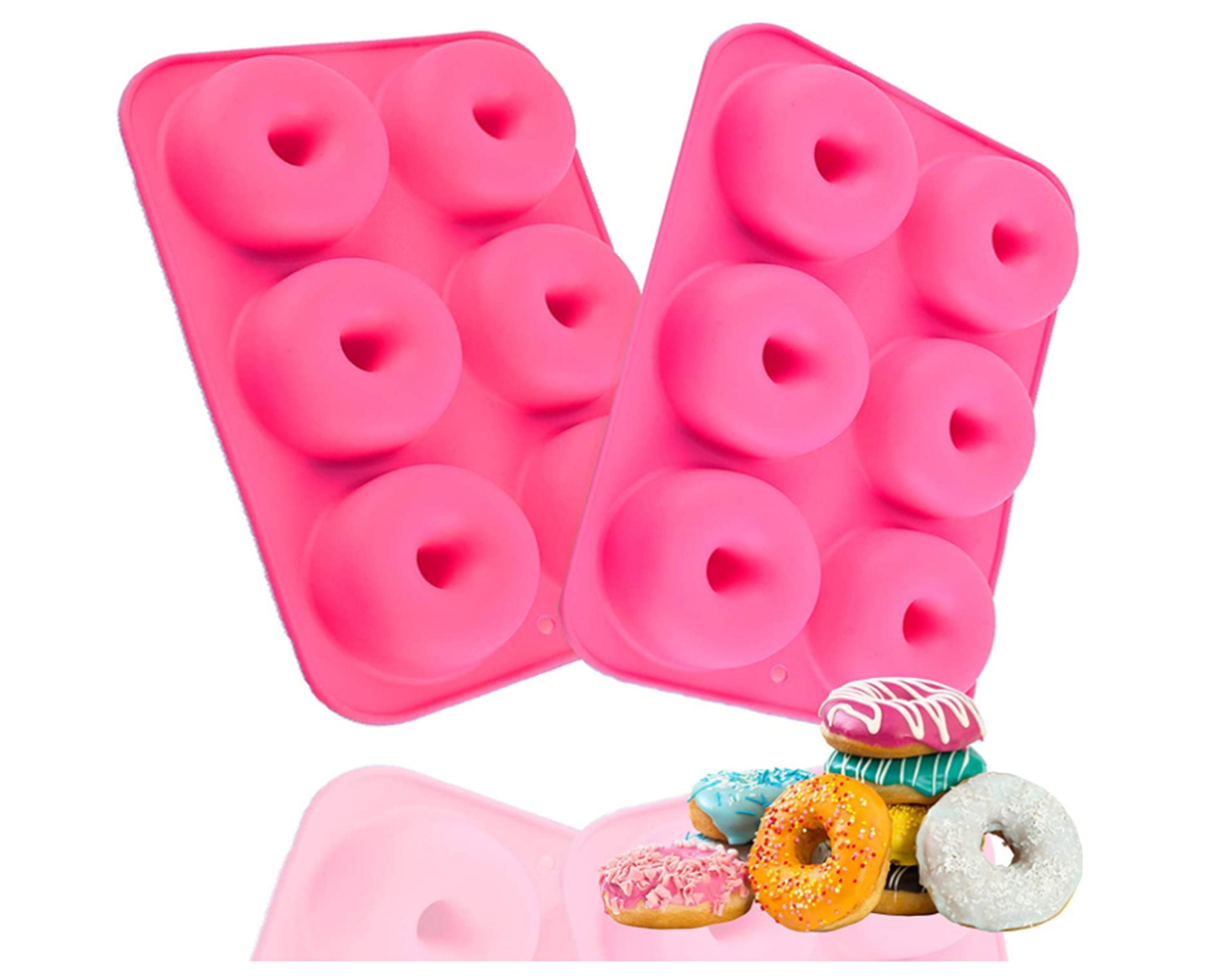 Silicone Donut Mold Heat Resistant Make Perfect Donut Cake | Etsy