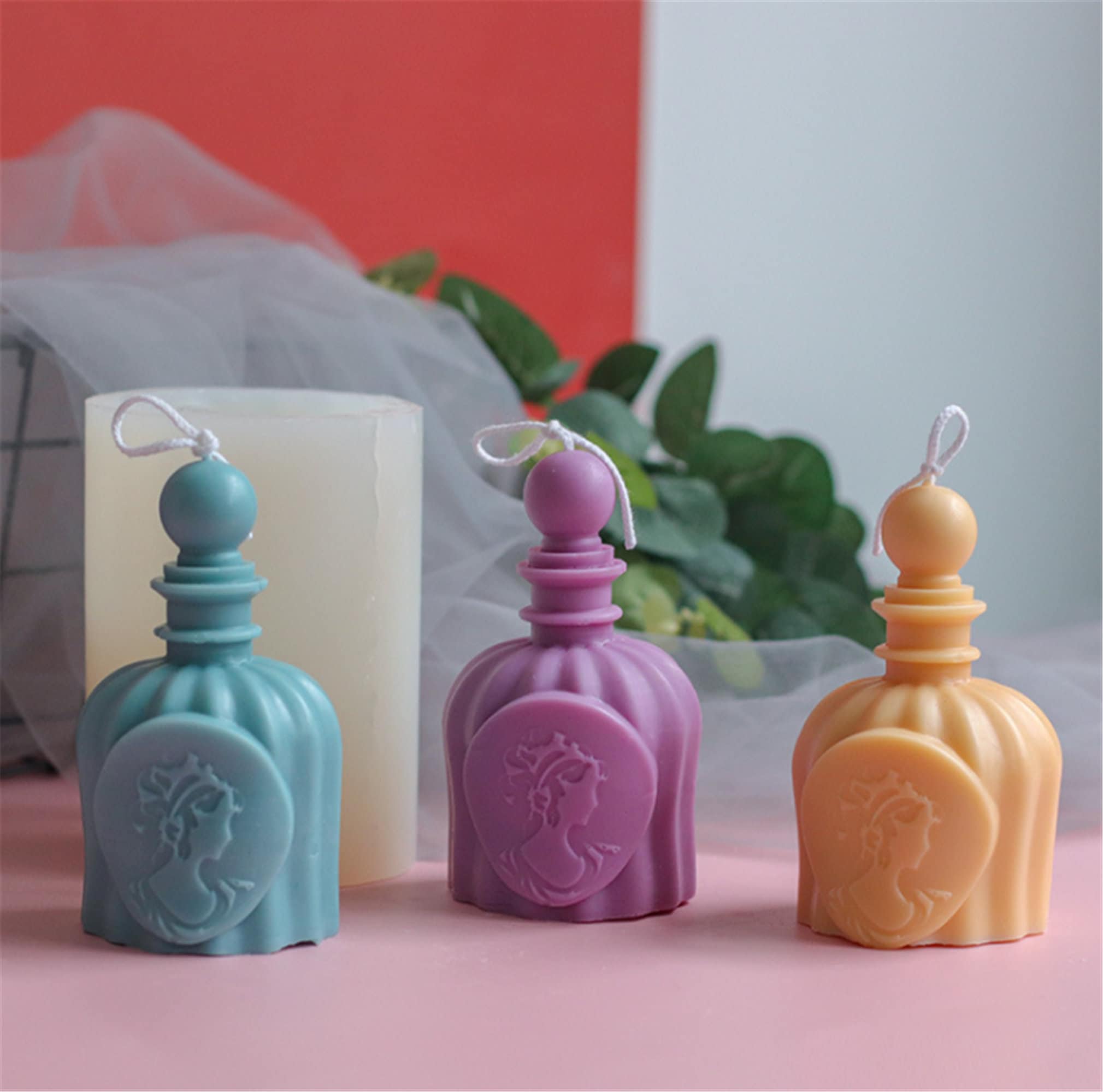 Candle Molds Perfume Bottles Shaped Candle Making Molds | Etsy