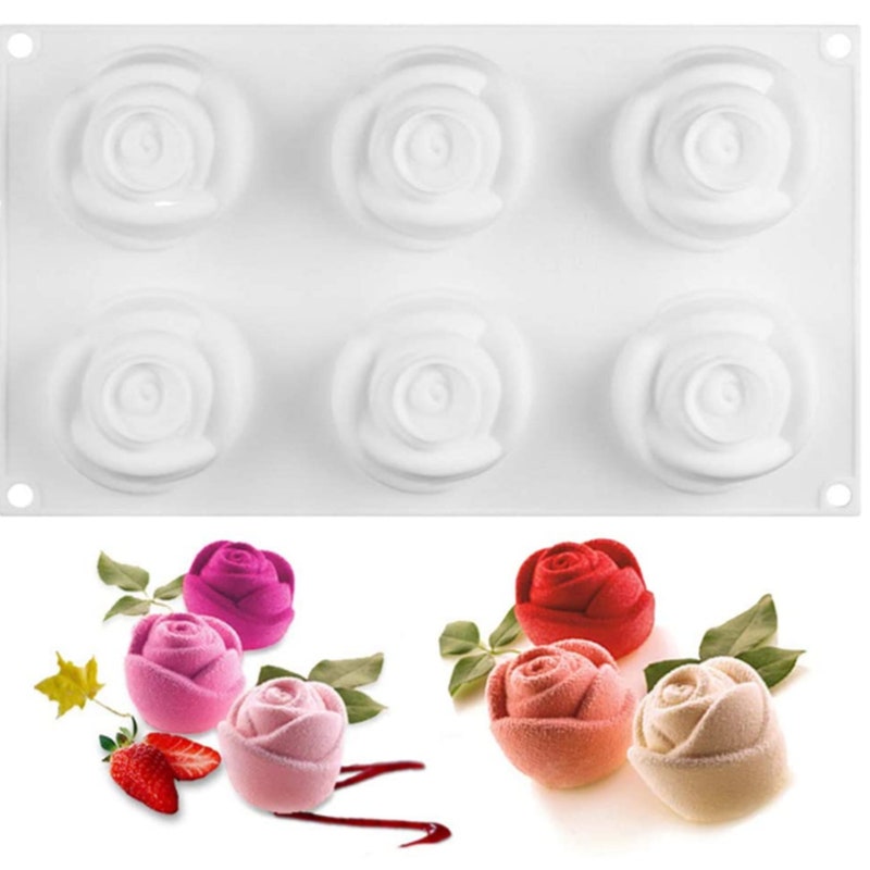 Rose Cake Molds - Etsy