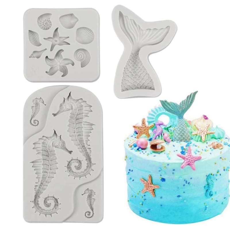 Mermaid Sea Mold Silicone - Etsy
