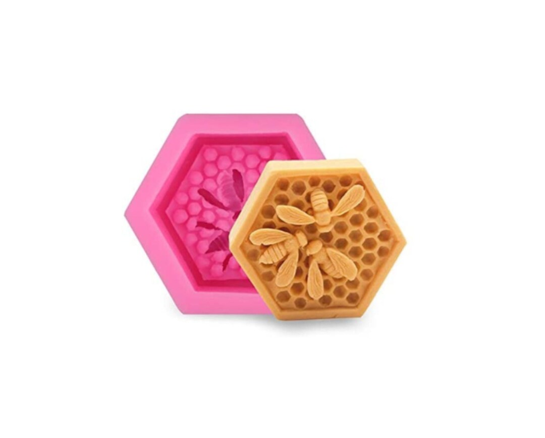 Honeycomb Bee Silicone Mold: Hexagon Soap, Cake, Craft DIY - Etsy