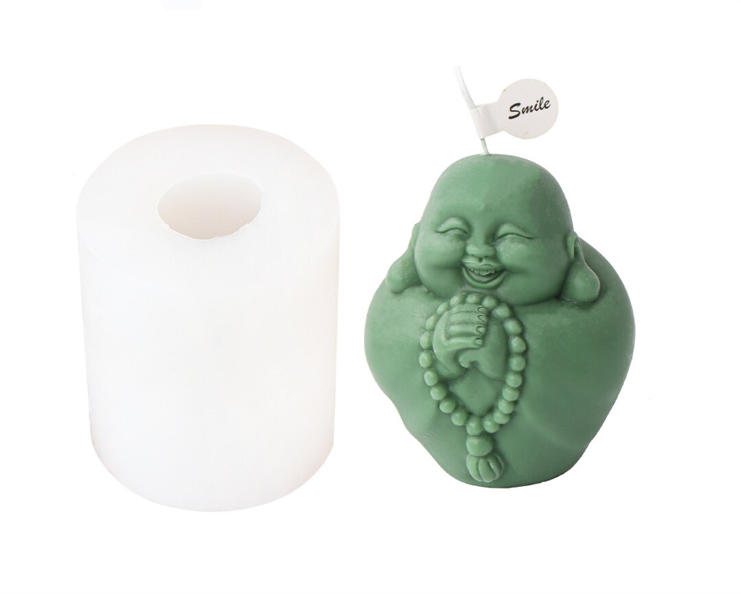 Maitreya Buddha Candle Mold: DIY Aromatherapy Plaster Decoration ...