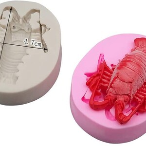 Lobster Fondant Cake Decoration Molds Silicone Mold for Chocolate Candy ...