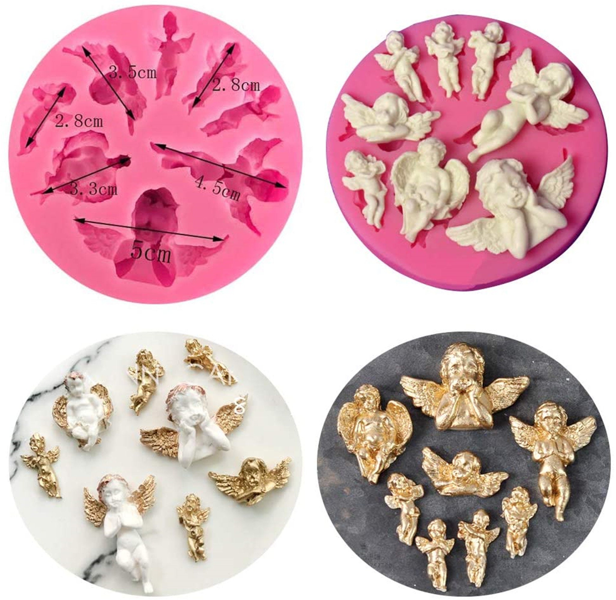 8 Fairy Sizes Shapes Silicone Mold Tools for Make Chocolates - Etsy