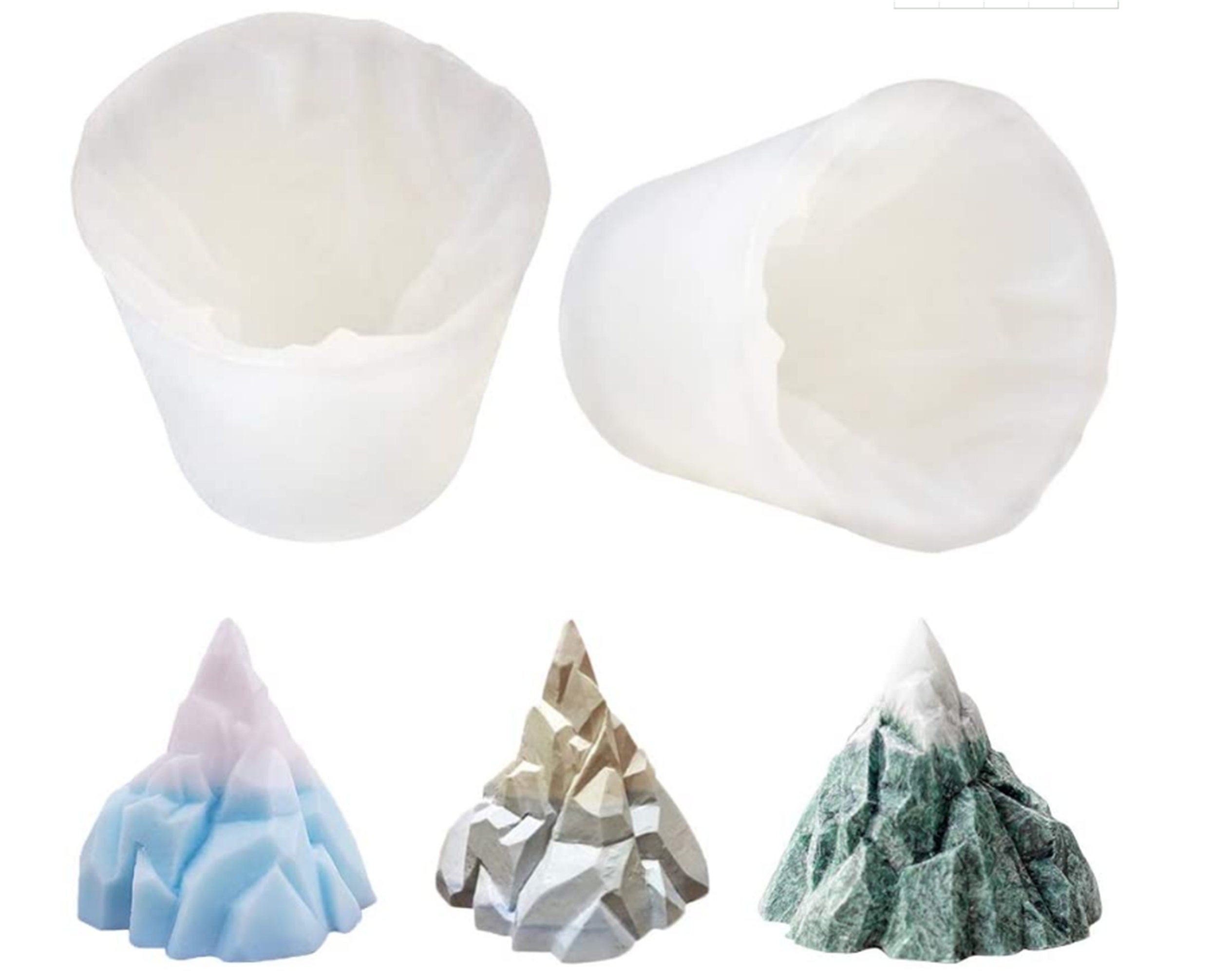 Snow Mountain Resin Silicone Molds Epoxy Resin Casting Mold | Etsy