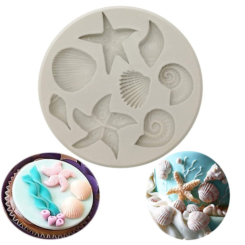 Seashell Fondant Molds - Etsy