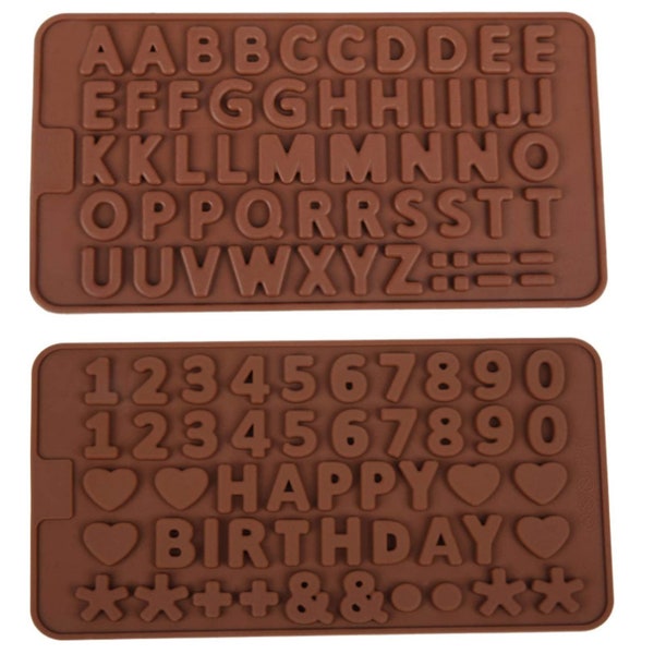 Number Chocolate Molds - Etsy