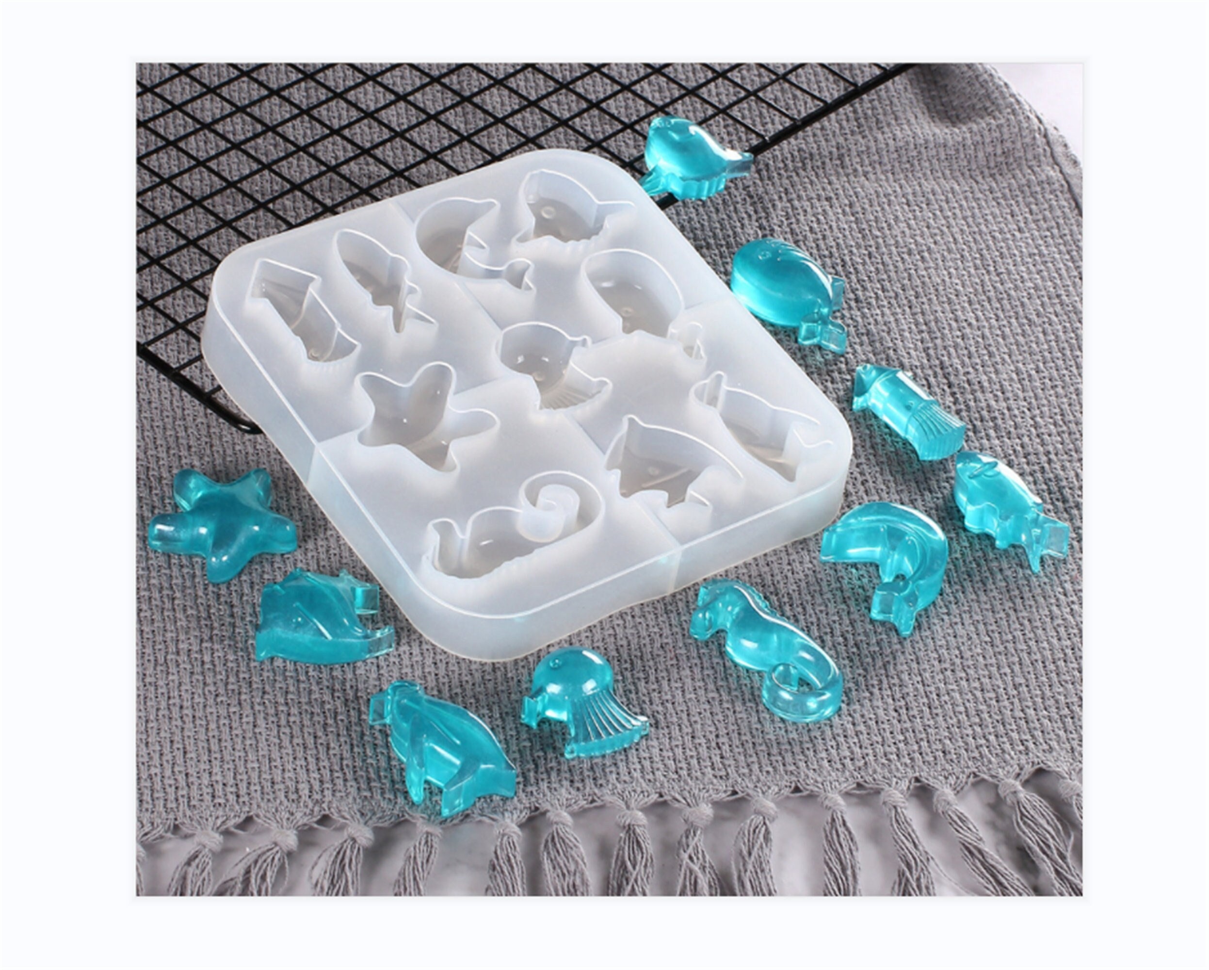 Sea Animals Resin Molds Starfish Whale Shark Dolphin Sea Horse - Etsy