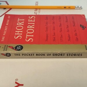 Vintage Short Story Anthology: Hemingway, Twain, Poe - 1955 Paperback ...