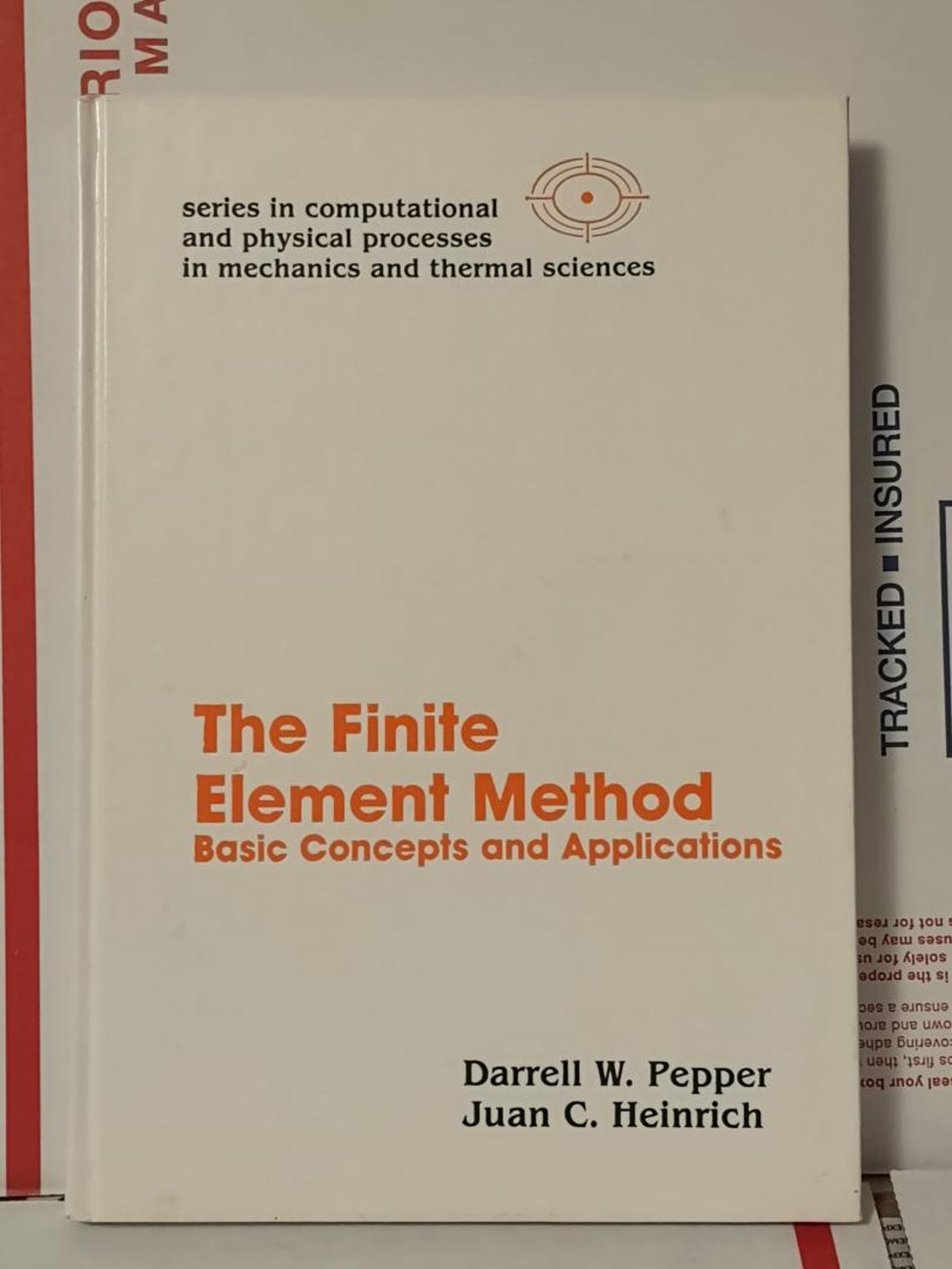 Finite Element Method Hardcover Book: 1992 1st Edition W/ Sealed Floppy ...