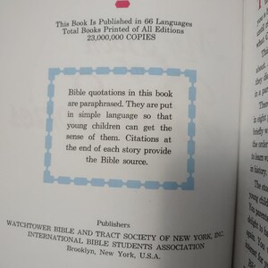My Book of Bible Stories by Watchtower Bible and Tract Society - Etsy
