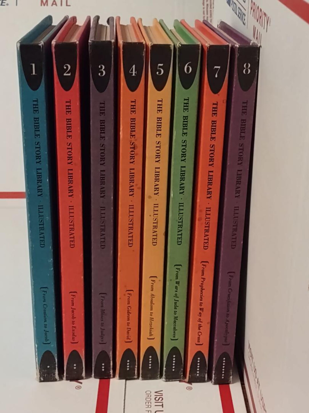 The Bible Story Library Illustrated Complete Series 1963 Volumes 1 to 8 ...