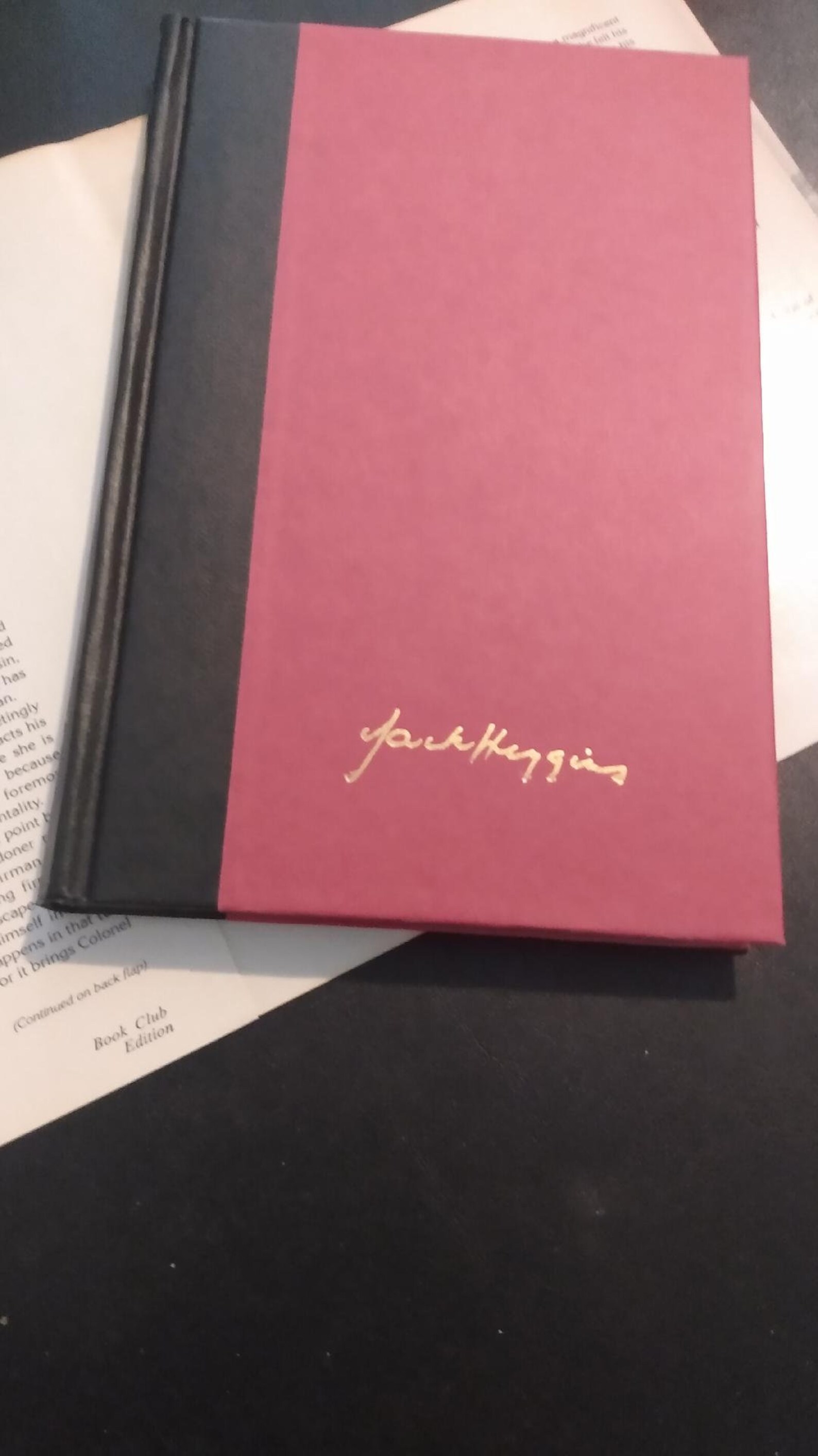 First Edition - SOLO by Jack Higgins Book Club Edition HCDJ Copyright ...