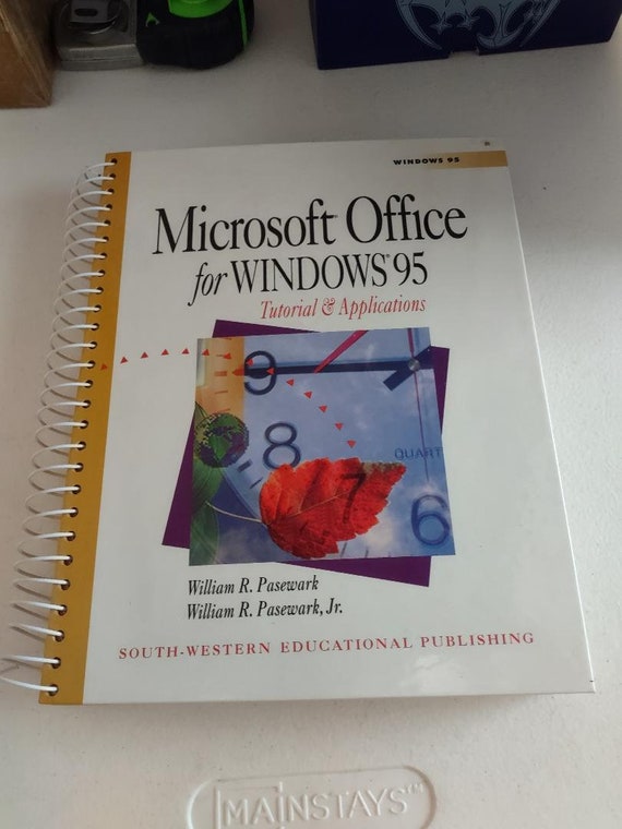 Microsoft Office for Windows 95: Tutorial & Applications by - Etsy