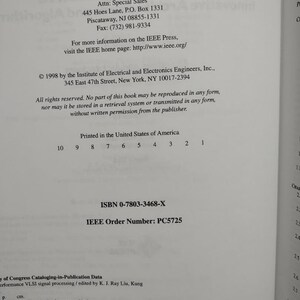 High-performance VLSI Signal Processing Innovative Architectures and Algorithms, Algorithms and ...