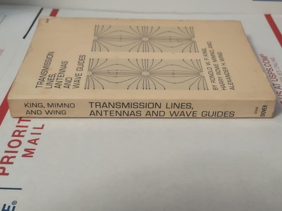 Transmission Lines, Antennas, Waveguides: 1965 Engineering Textbook - Etsy