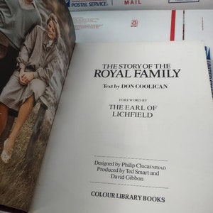 The Story of the Royal Family, Forward and Auto-signed by the Earl of ...
