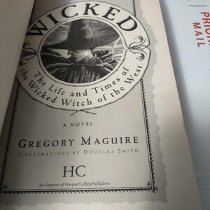Wicked: the Life and Times of the Wicked Witch of the West musical Tie ...