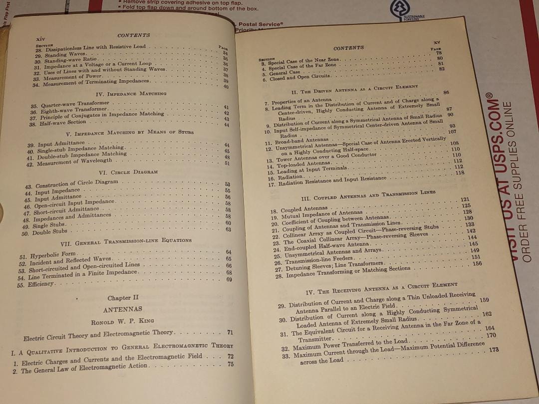 Transmission Lines, Antennas, Waveguides: 1965 Engineering Textbook - Etsy