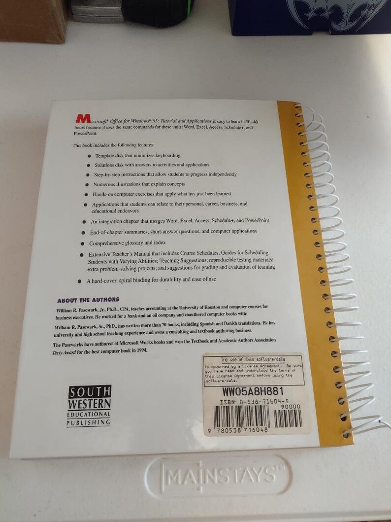 Microsoft Office for Windows 95 Tutorial & Applications by - Etsy