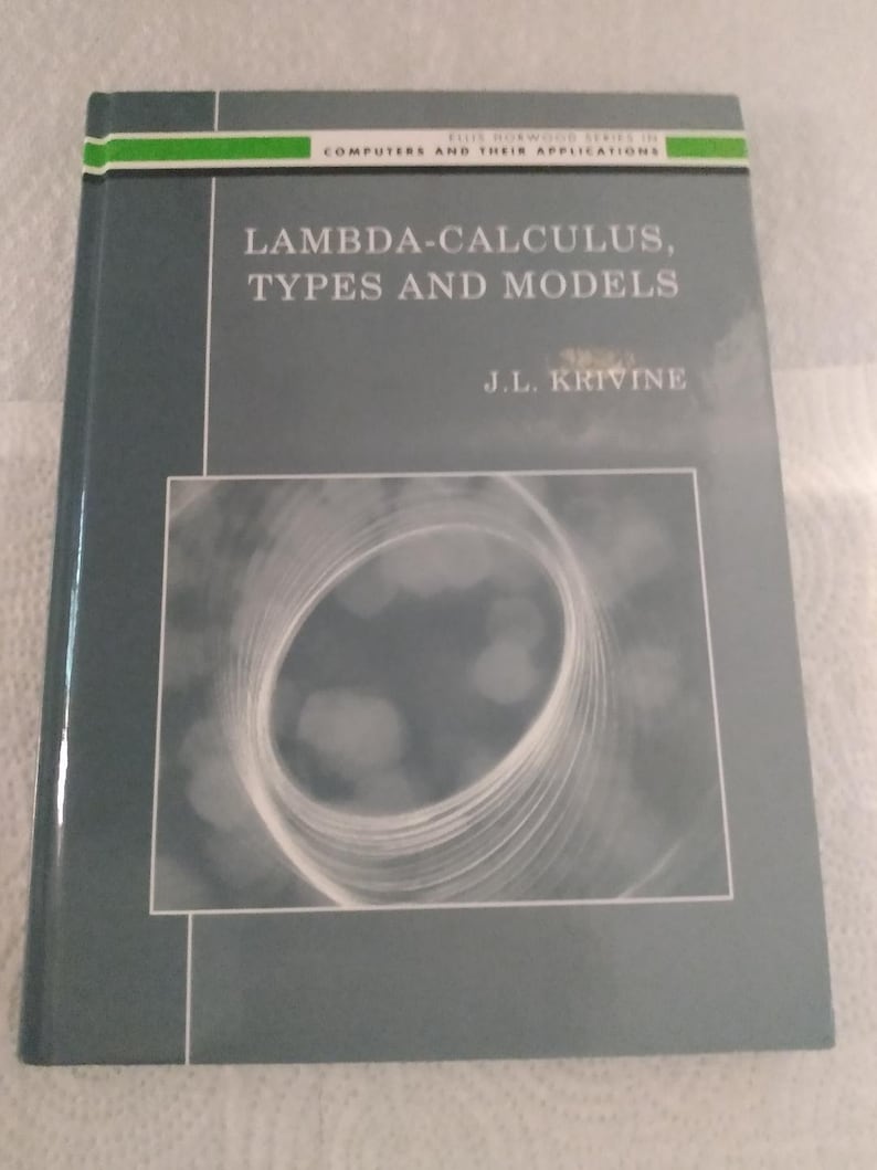 Lambda-calculus Types and Models ellis Horwood Series in - Etsy