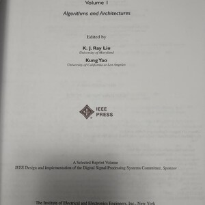 High-performance VLSI Signal Processing Innovative Architectures and Algorithms, Algorithms and ...