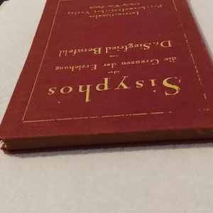 Sisyphos Oder Die Grenzen Der Erziehung. Bernfeld, Siegfried Published ...