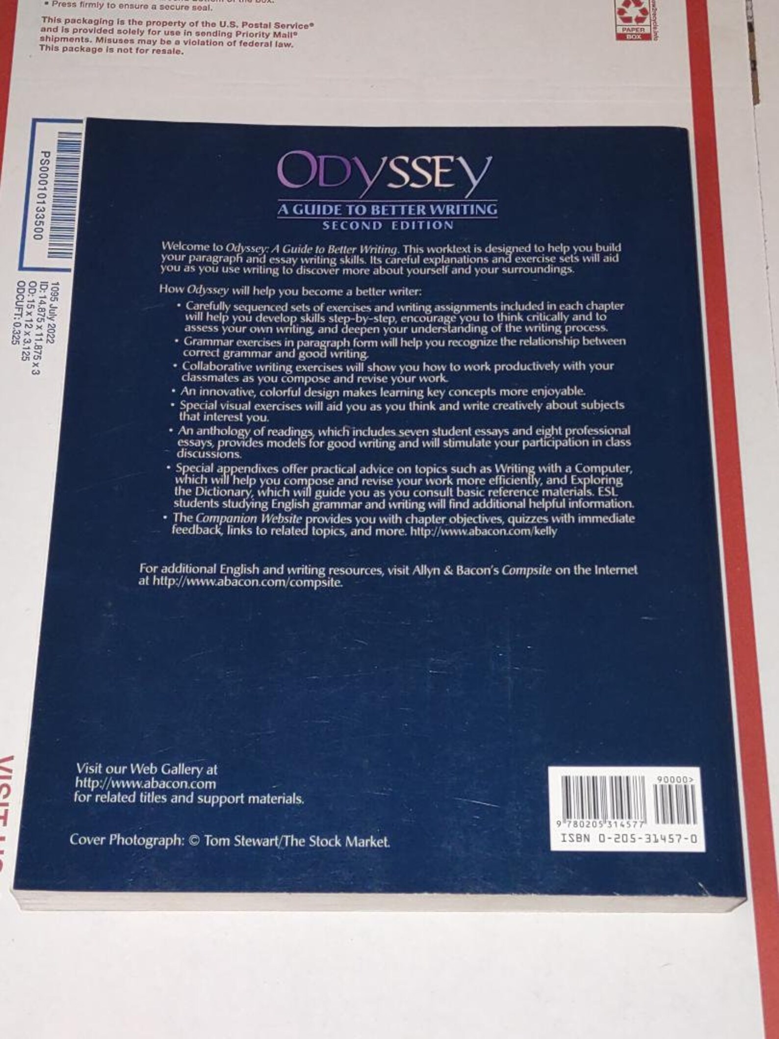 Odyssey: A Guide to Better Writing, 2nd Edition - 1999 Softcover - Etsy
