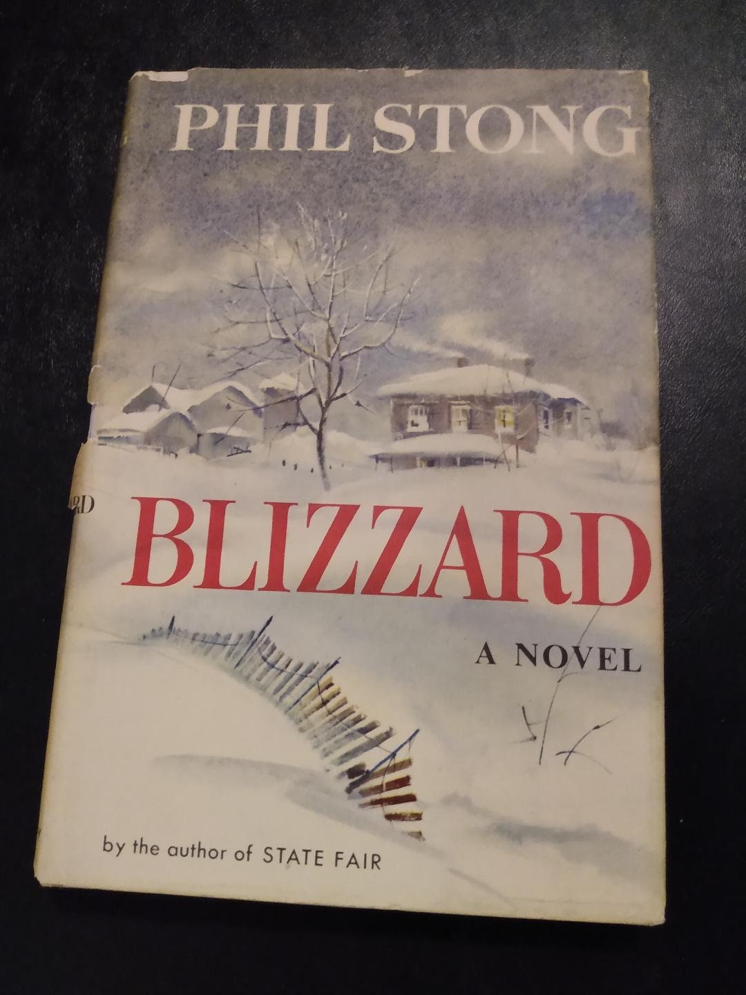 Phil Stong BLIZZARD Book Club Edition Hardcover Garden City NY ...