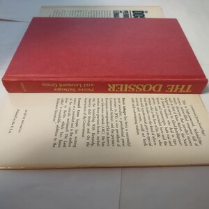 THE DOSSIER by Leonard Gross & Pierre Salinger 1984 Hardcover With Dust ...